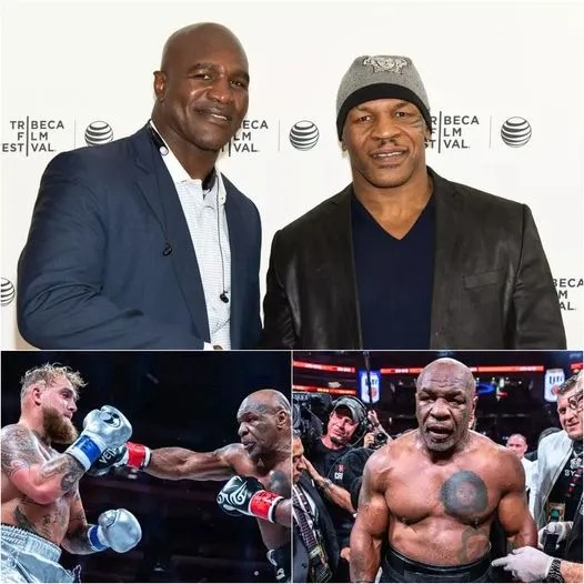 NEWS: Evander Holyfield Perfectly Sums Up Mike Tyson’s Performance Against Jake Paul In Just 5 ...